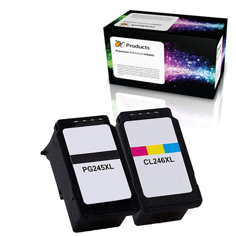 OCProducts Compatible Ink Cartridge Replacement for Canon PG-245XL CL ...