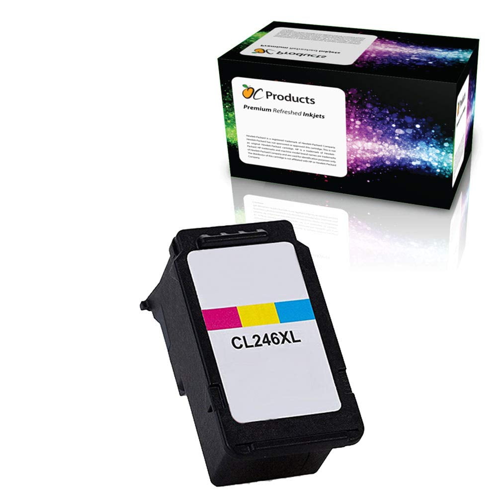OCProducts Compatible Ink Cartridge Replacement for Canon CL-246XL for ...