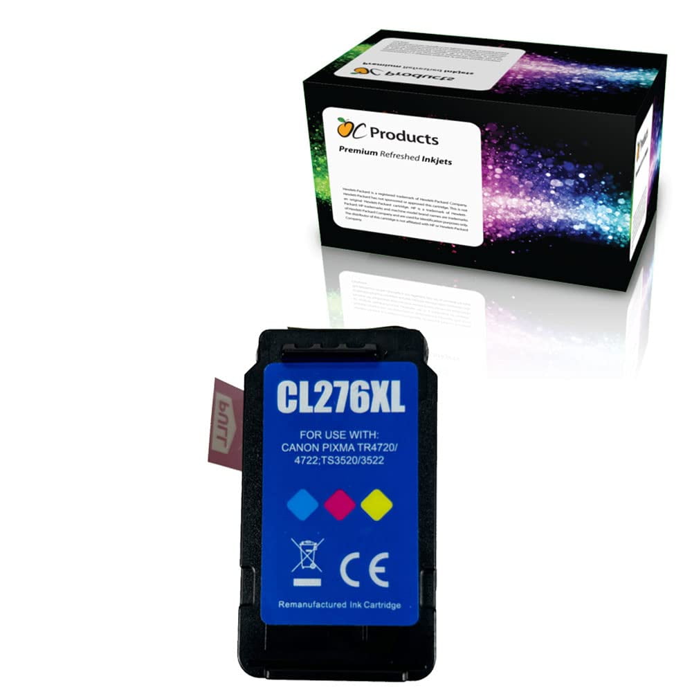 OCProducts Compatible Ink Cartridge Replacement for Canon CL-276XL ...