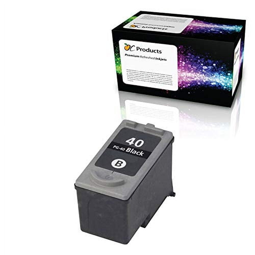 OCProducts PG-40 Ink Cartridge Replacement, for Canon Printers, Black ...
