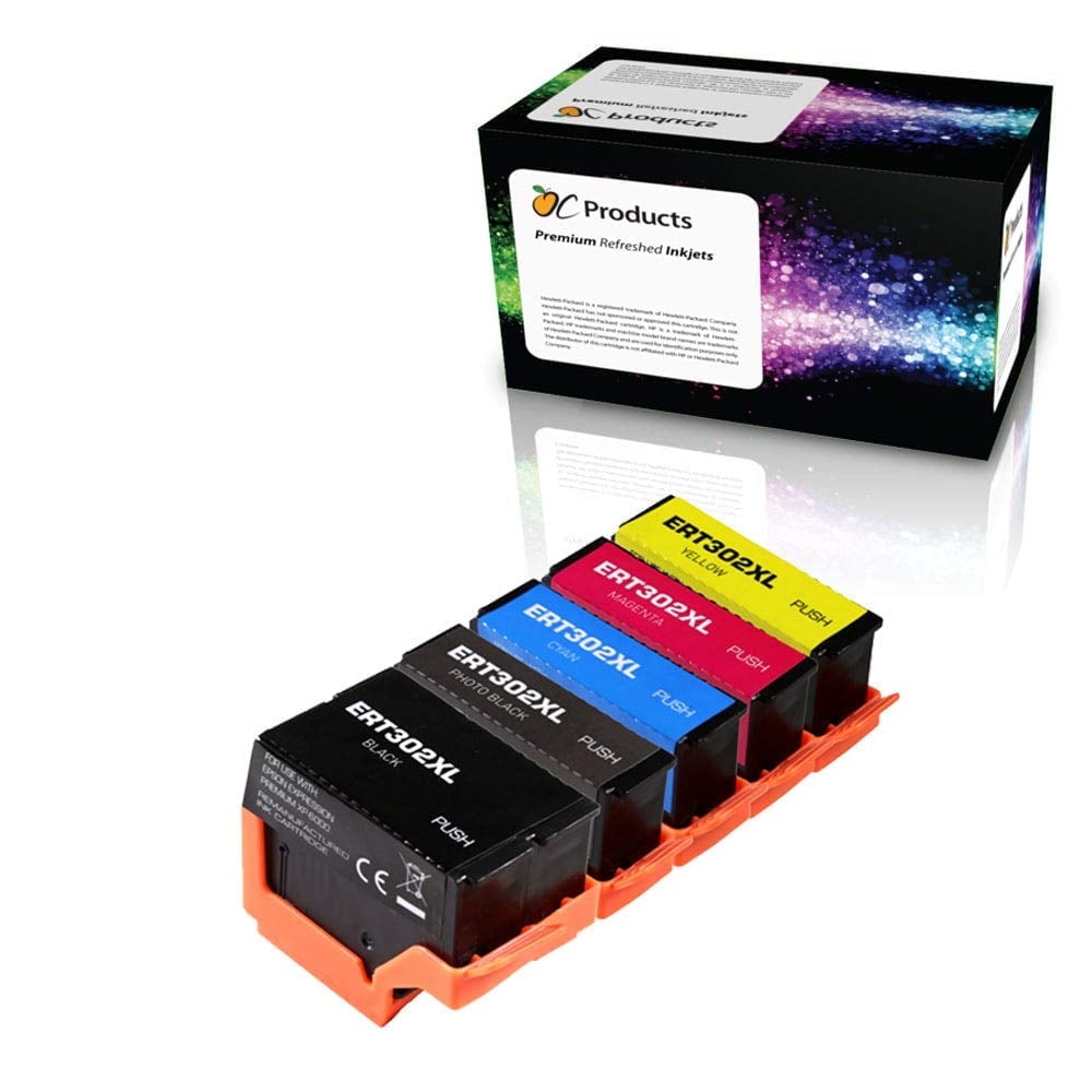 OCProducts Compatible Replacement for Epson 302 302XL Ink Cartridge for ...