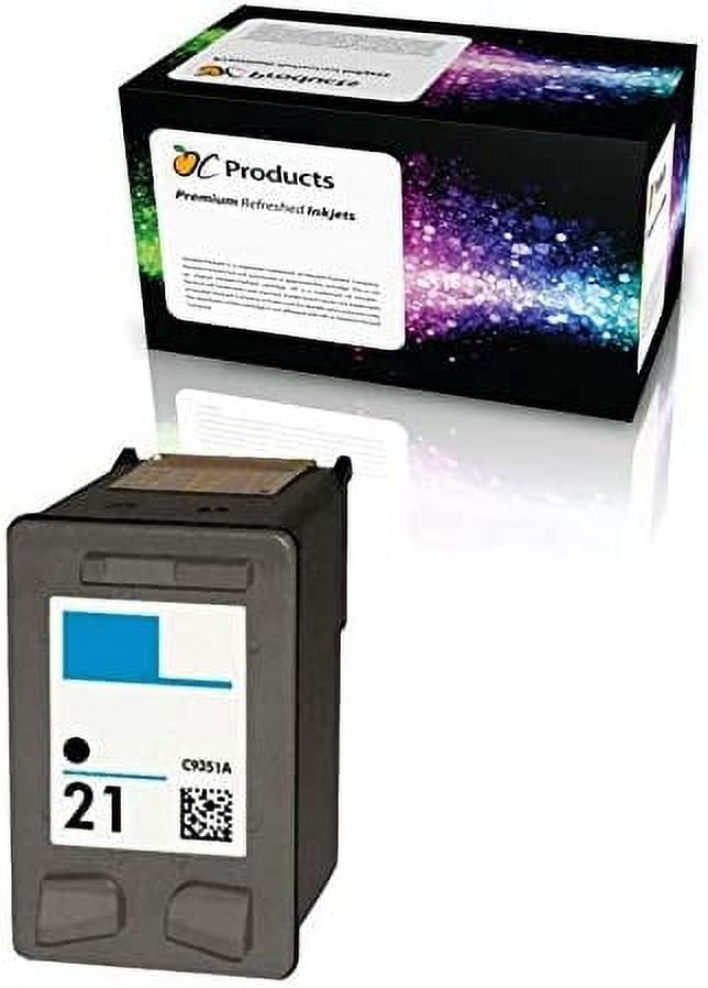 OCProducts Refilled Ink Cartridge Replacement for HP 21 for PSC 1410 ...