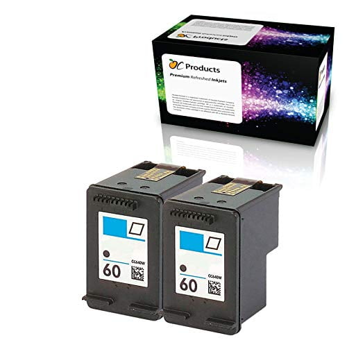 OCProducts Refilled Ink Cartridge Replacement for HP 60 Black for Envy ...