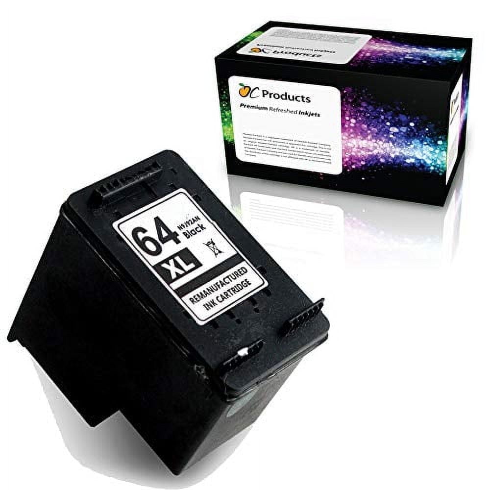 Compatible Ink Cartridge OCHP64XLBK for ENVY Photo 6255 7155 7855 ...