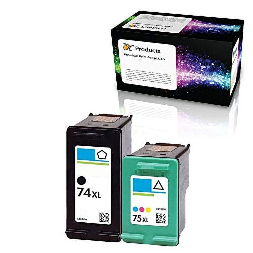Compatible Ink Cartridge OCHP74XL75XL2PK for HP Officejet J6480 ...