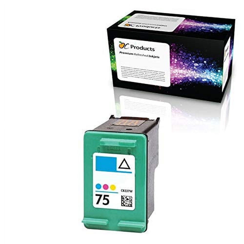 Compatible Ink Cartridge OCHP75 for Officejet J6480 Photosmart C4400 ...