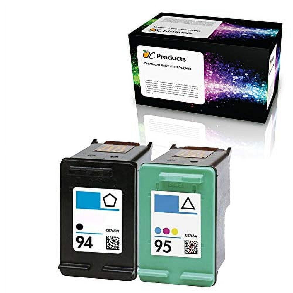 OCProducts Refilled Ink Cartridge Replacement for HP 94 HP 95 for ...
