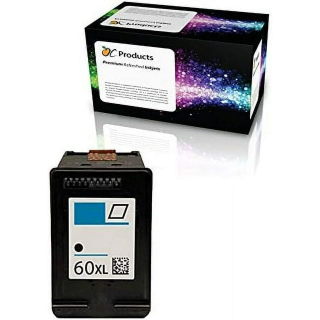 Compatible Ink Cartridge OCHP60XLBK for Envy 120 114 Deskjet F4480 ...