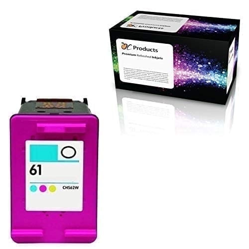 OC Products Compatible Ink Cartridge OC61C, Color, Replacement for HP ...