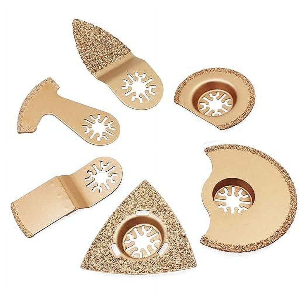 OCR Oscillating Tool Blades, 6pcs Universal Carbide Oscillating Saw ...