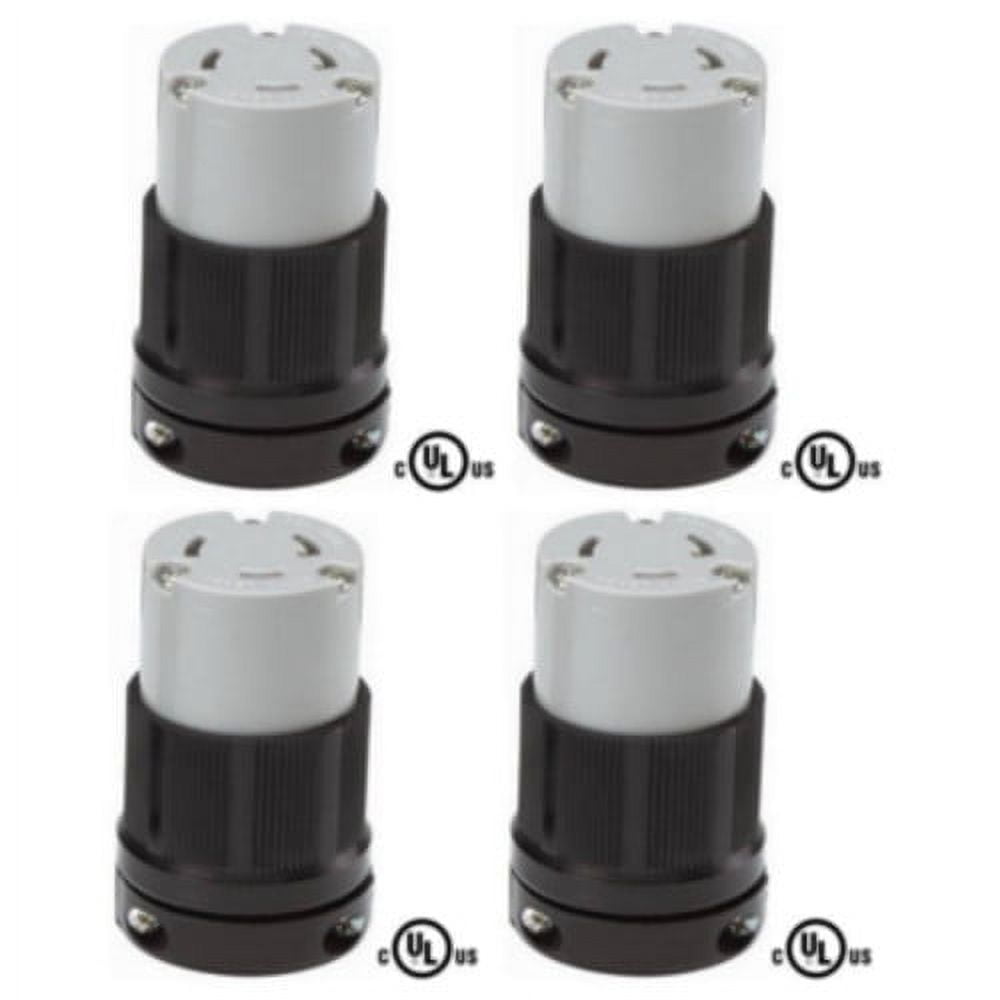 OCSParts L5-30R Grounding Locking Connector, 30A 125V AC, 2 Pole 3 Wire ...