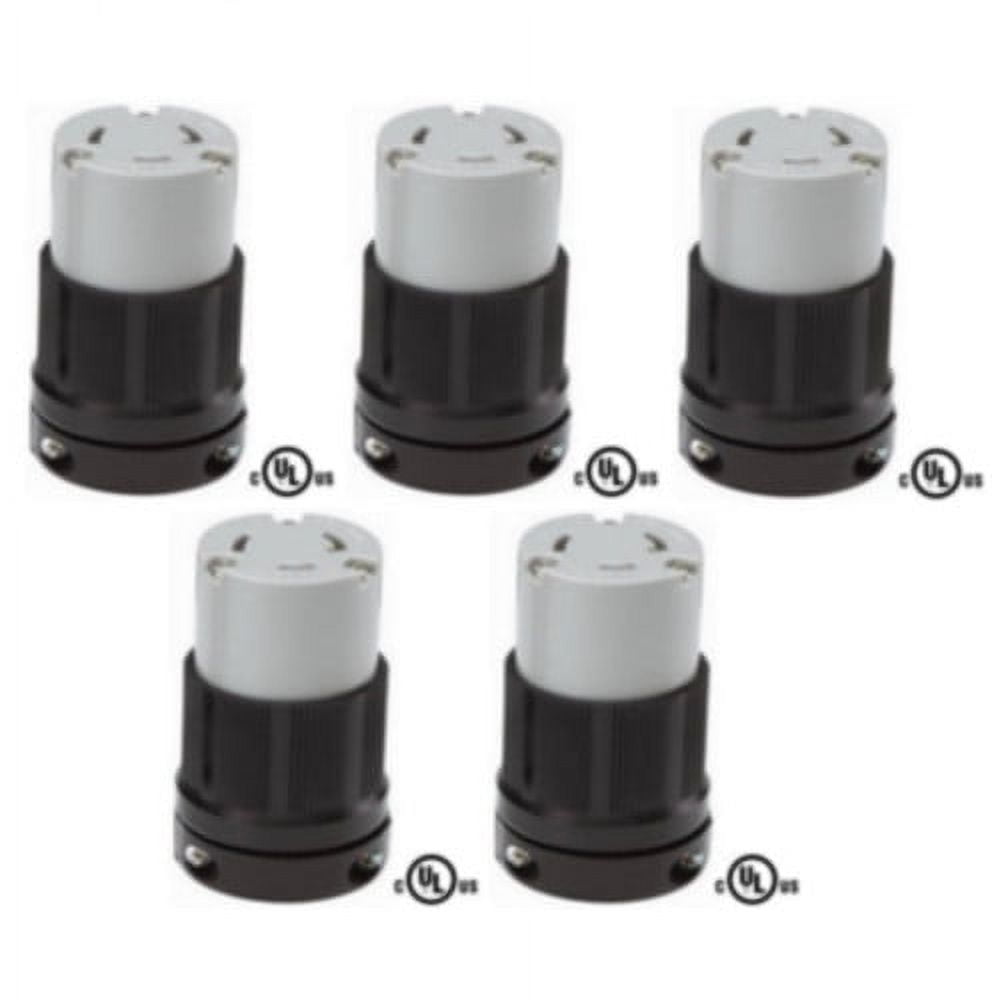 OCSParts L5-30R Grounding Locking Connector, 30A 125V AC, 2 Pole 3 Wire ...
