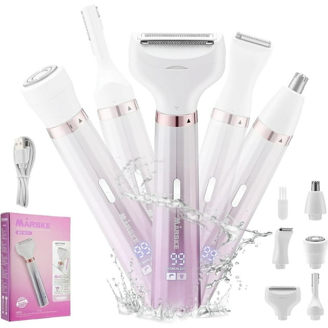 OCTMOM Electric Shavers for Women, Nose Hair Trimmer, Face Eyebrow Arms ...