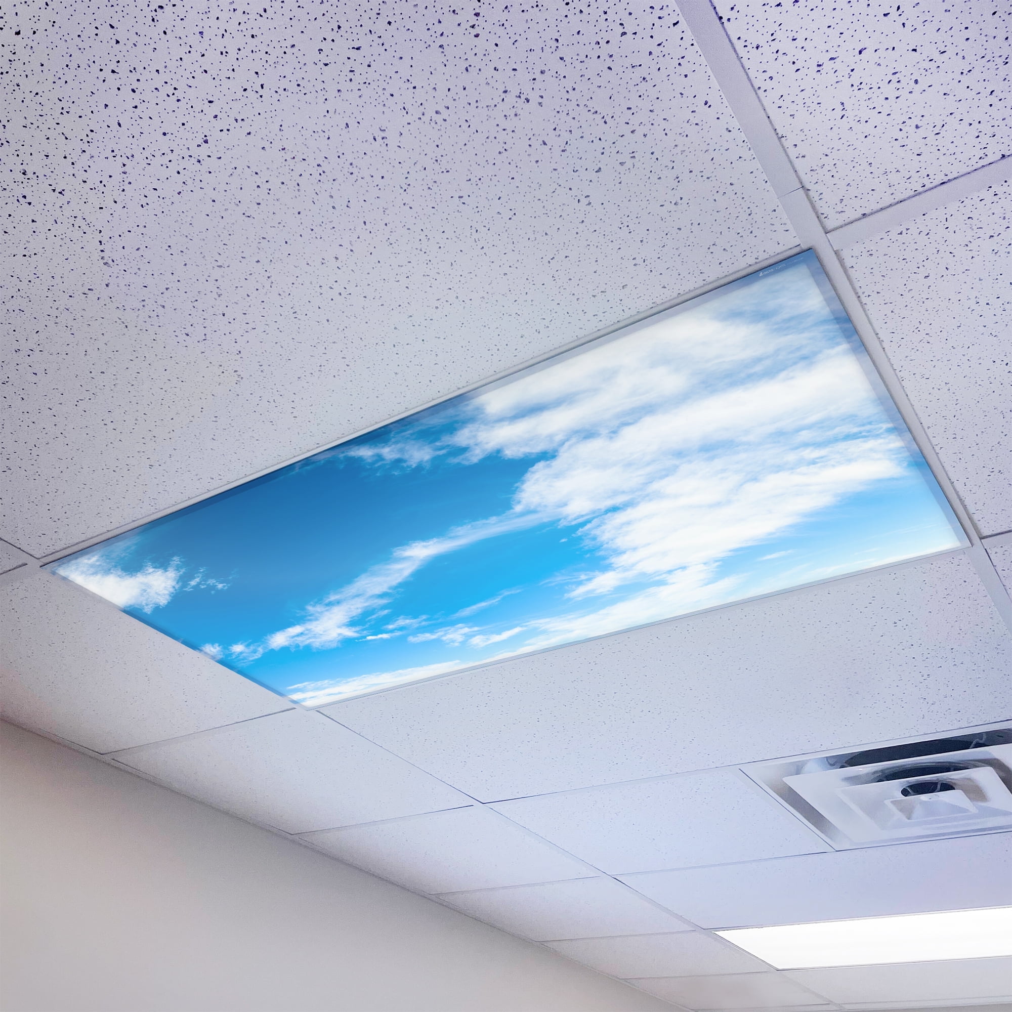 OCTO LIGHTS Magnetic Fluorescent Light Covers for Ceiling Lights ...