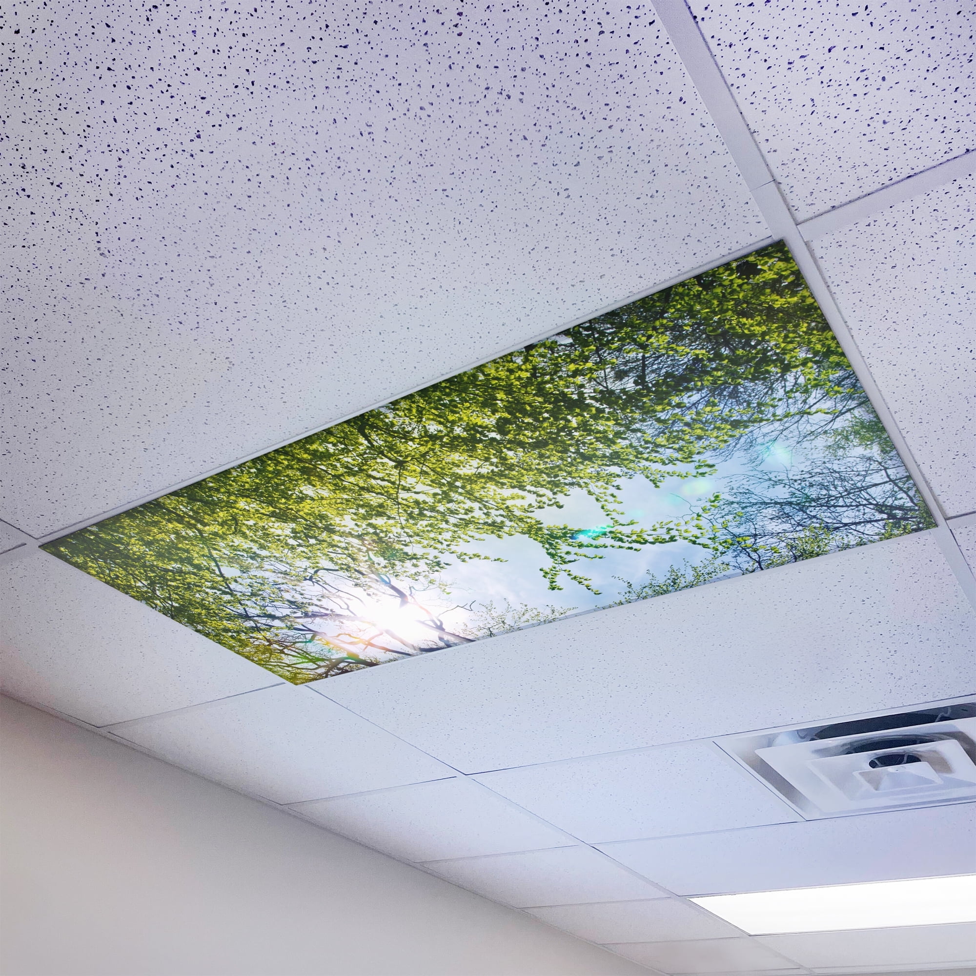 OCTO LIGHTS Magnetic Fluorescent Light Covers for Ceiling Lights ...