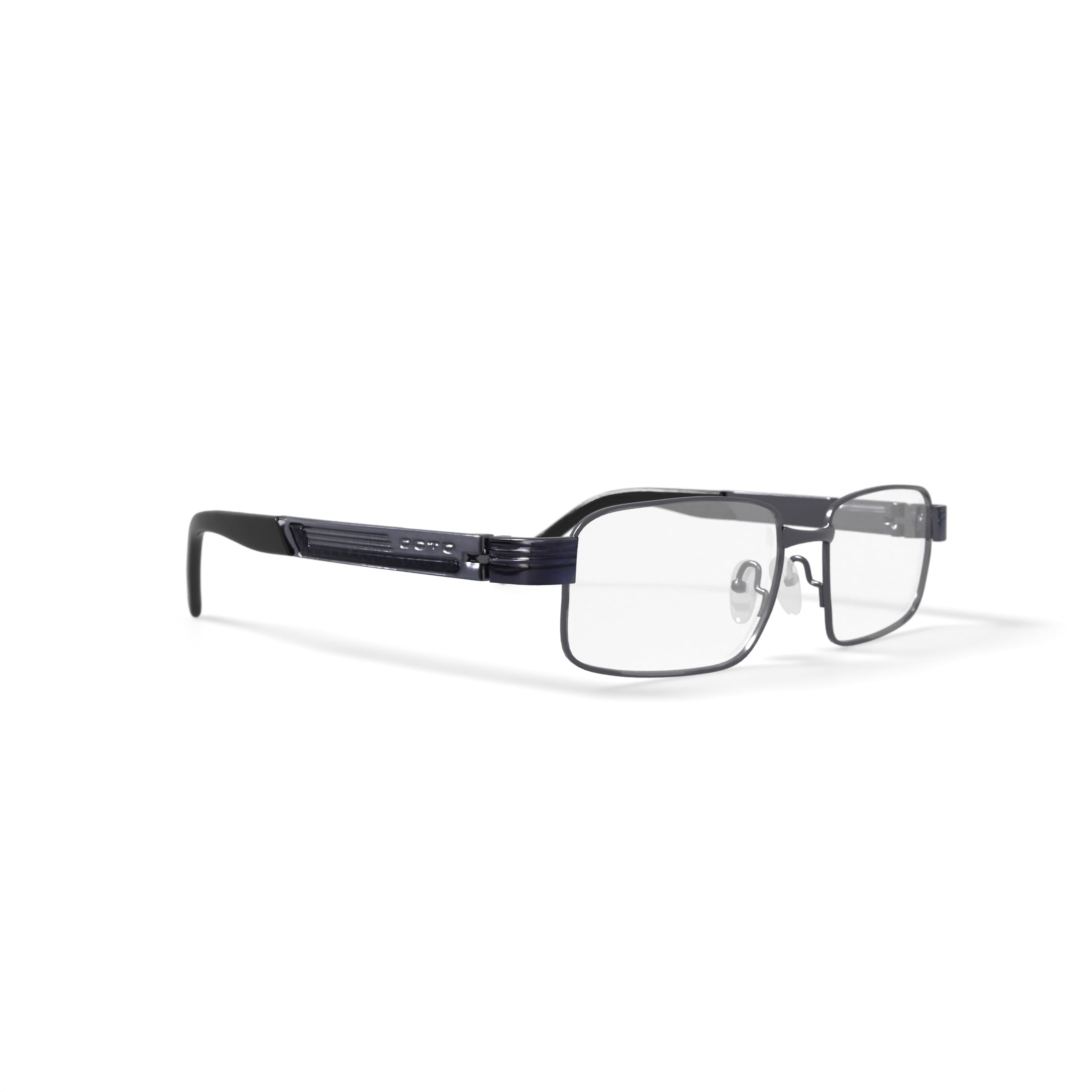 OCTO180 Men's Rx'able Eyeglasses, Rigid Gun/Blk HSA/FSA Eligible ...