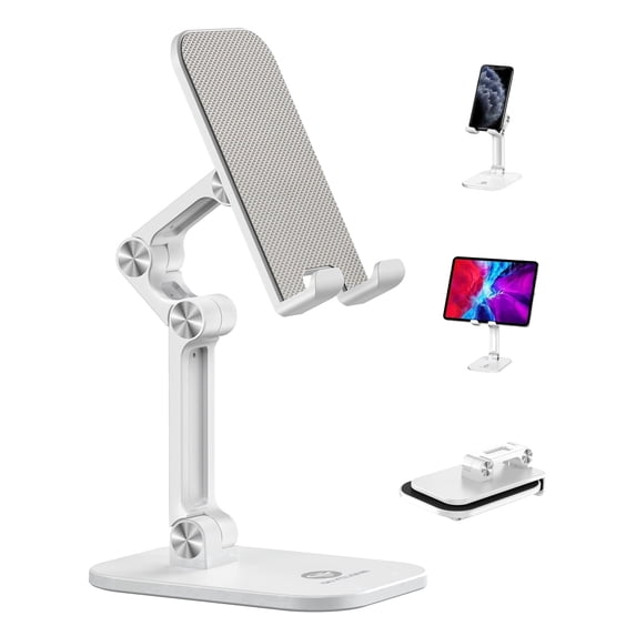 Ocyclone Phone Stand, Adjustable Foldable Desk Holder for 4.7-13 Inch ...