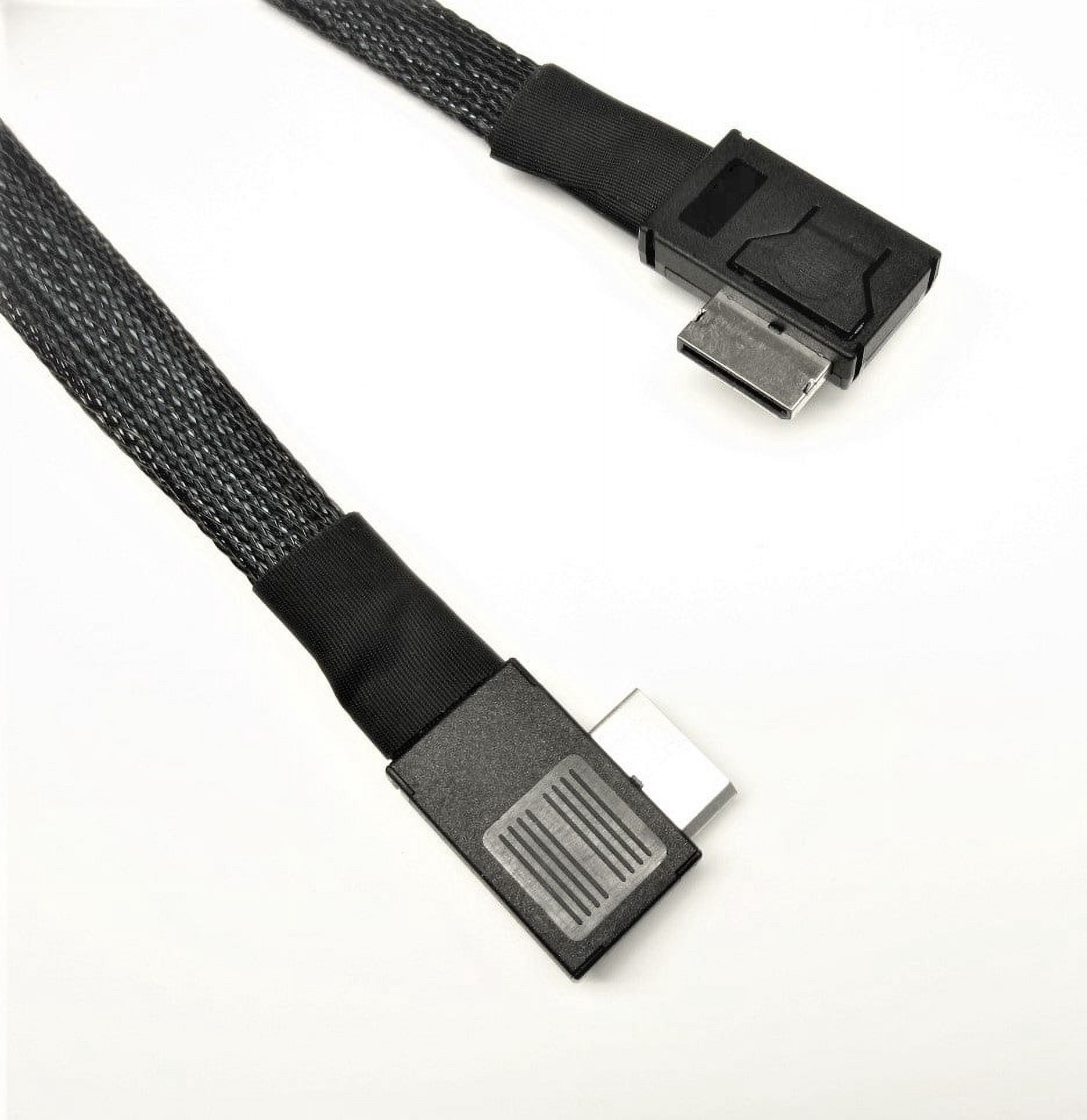 OCuLink SFF-8611 Straight Angled Male to Straight Angled Male Cable ...