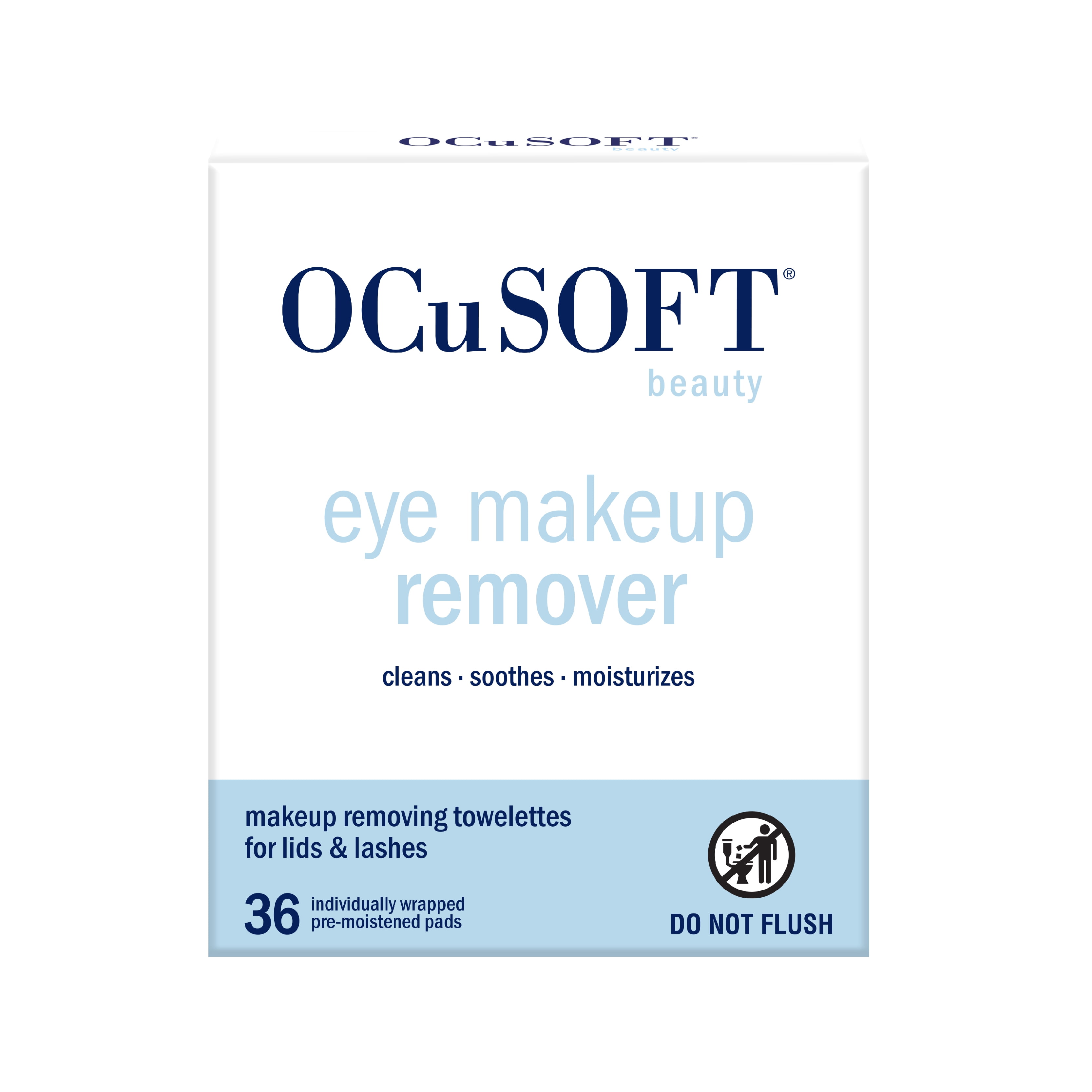 OCuSOFT Beauty Eye Makeup Remover, Individually Wrapped Makeup Removing ...