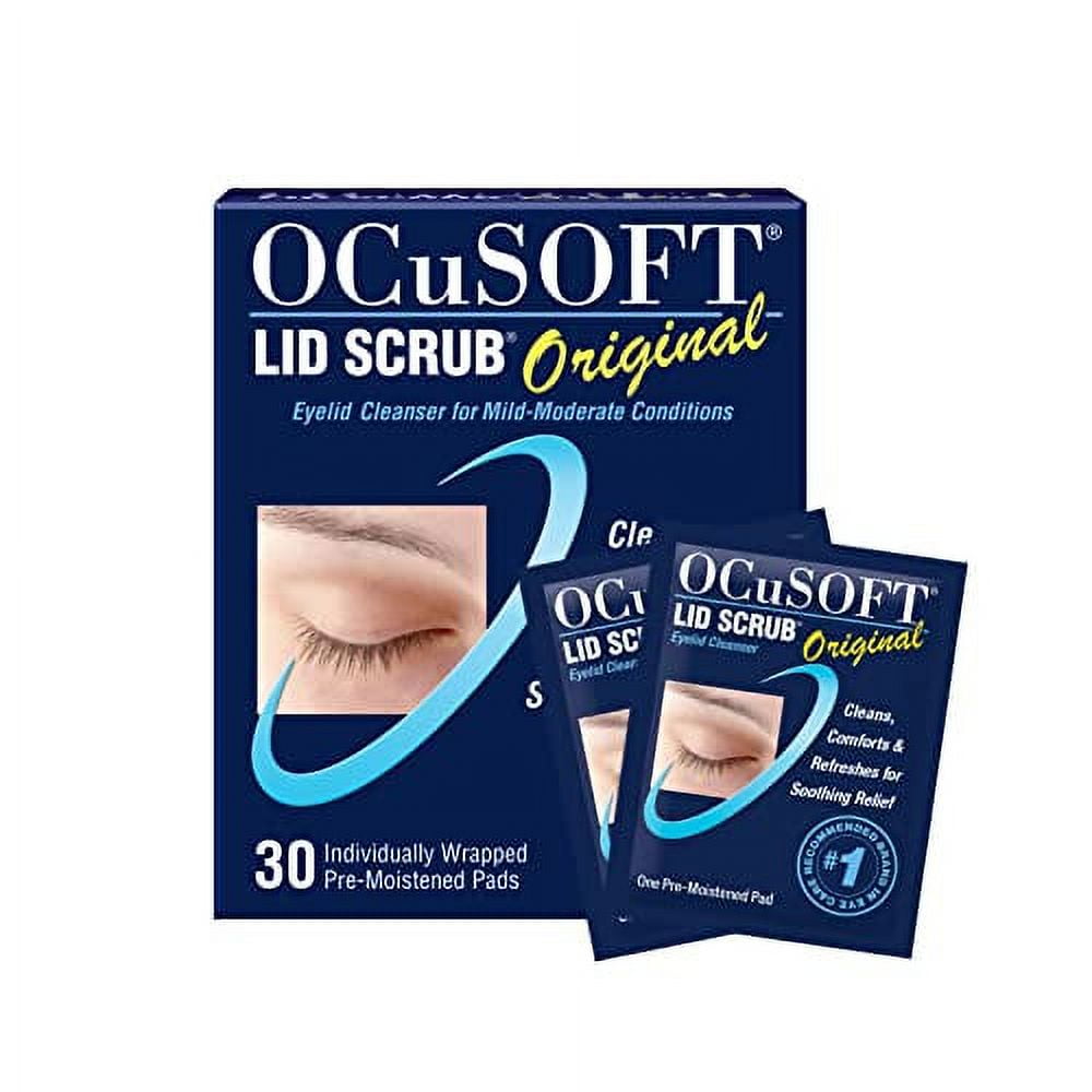 ODI Ventures OCuSOFT Lid Scrub Original, Pre-Moistened Eyelid Cleaning ...