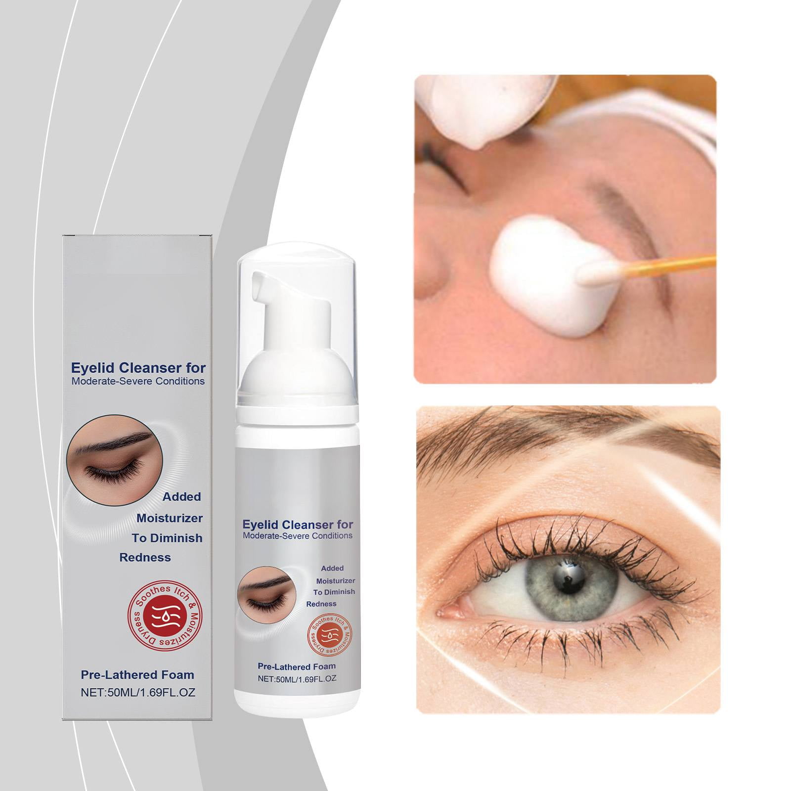 OCuSOFT Lid Scrub PLUS Platinum No-Rinse Eyelid Cleanser Foam – Extra ...