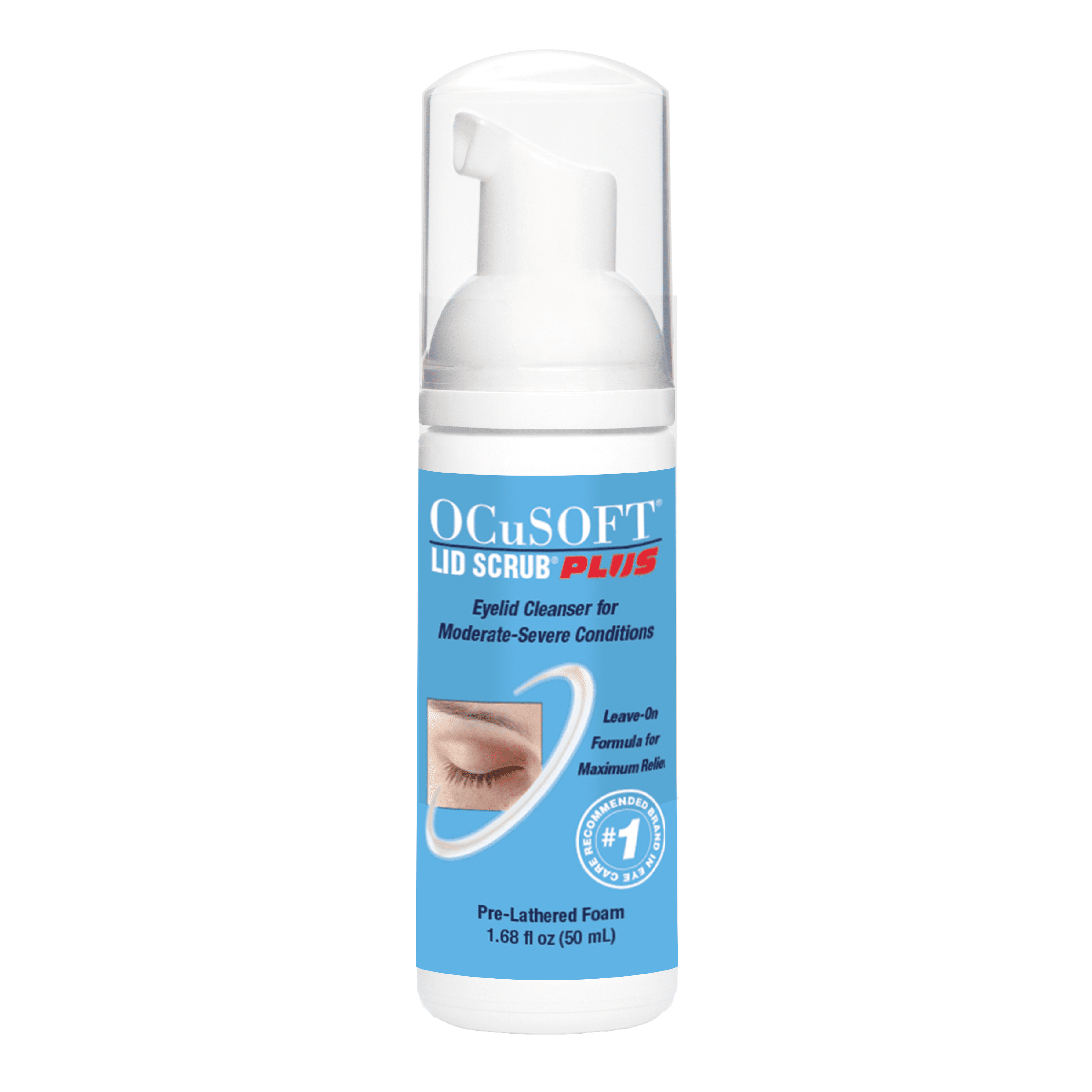 OCuSOFT Lid Scrub Plus Foaming Eyelid Cleanser 50ml Extra Strength for ...