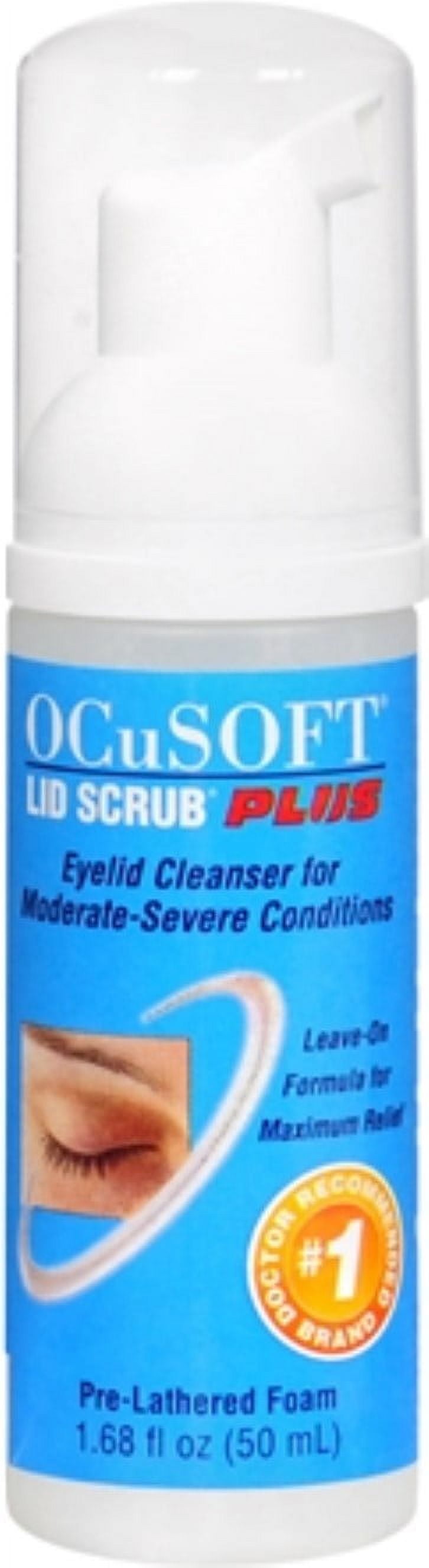 OCuSOFT Lid Scrub Plus, Foaming Eyelid Cleanser and Eye Wash, 50 mL ...