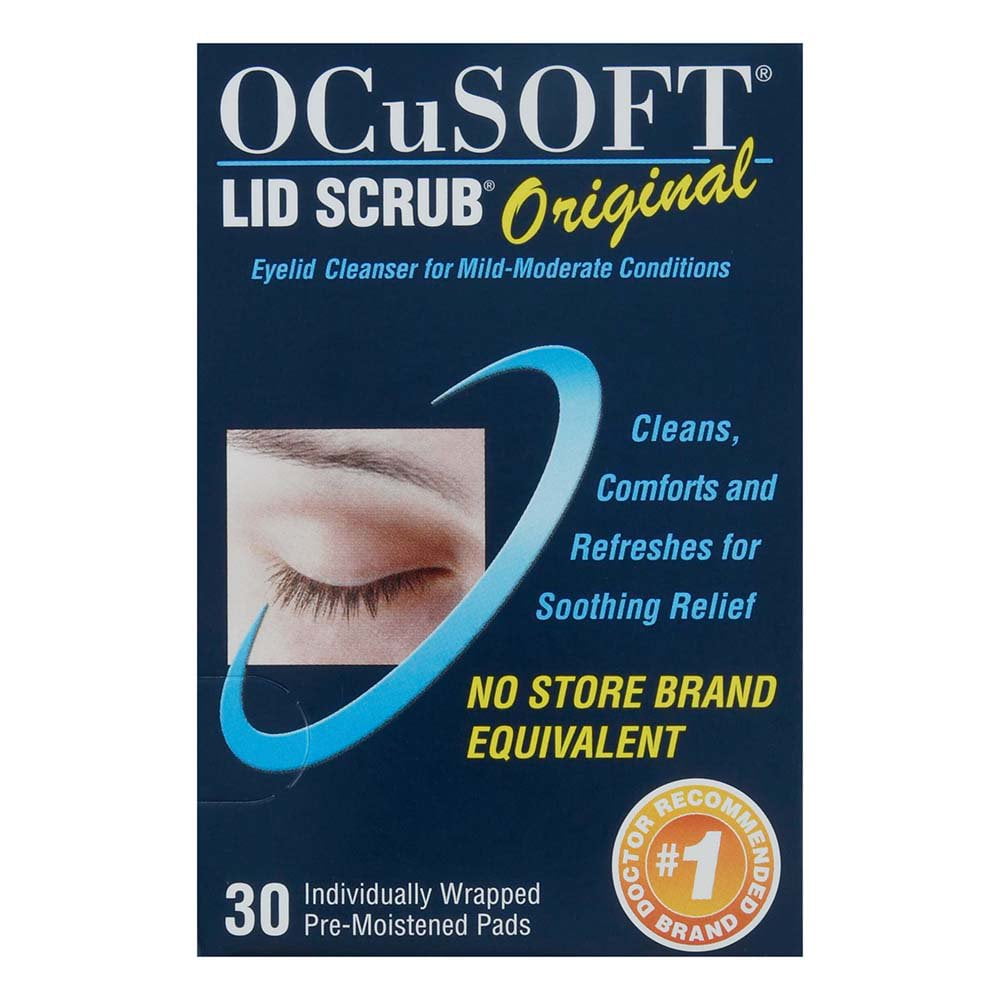 OCuSOFT Original Eye Lid Scrub Pads - 30 ct (Packaging May Vary ...