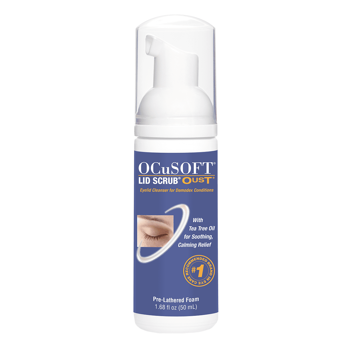 OCuSOFT Extra Strength Lid Cleanser Foam, 50ml - Tea Tree Oil for ...
