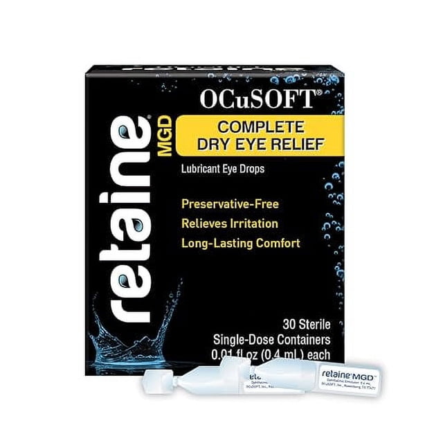 Ocusoft Retaine MGD Ophthalmic Emulsion, Milky White Solution, 30 count ...