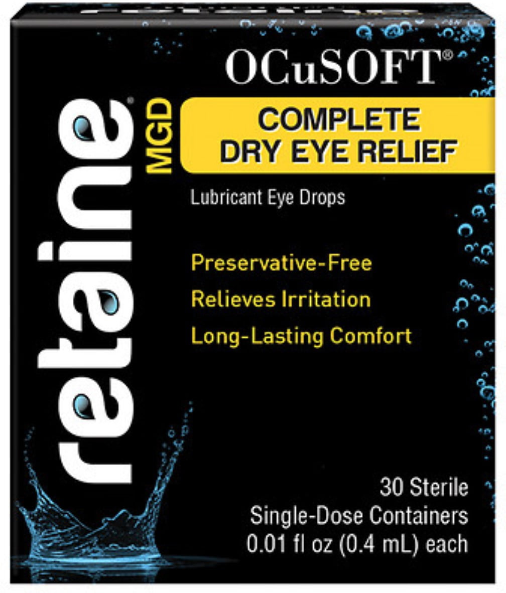 OCuSOFT Retaine MGD Ophthalmic Emulsion, Sterile Eye Drops, Single-Dose ...