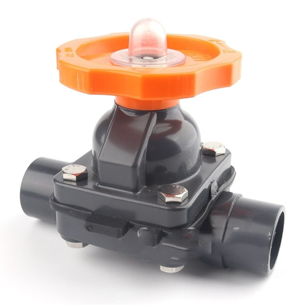 OD 20~110mm UPVC Gate Diaphragm Valve Aquarium Tank Irrigation Adapter ...