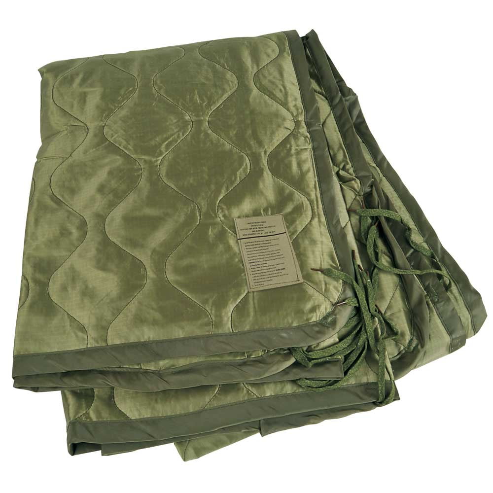 OD Green Military Woobie Blanket Poncho Liner Nylon for Adults ...