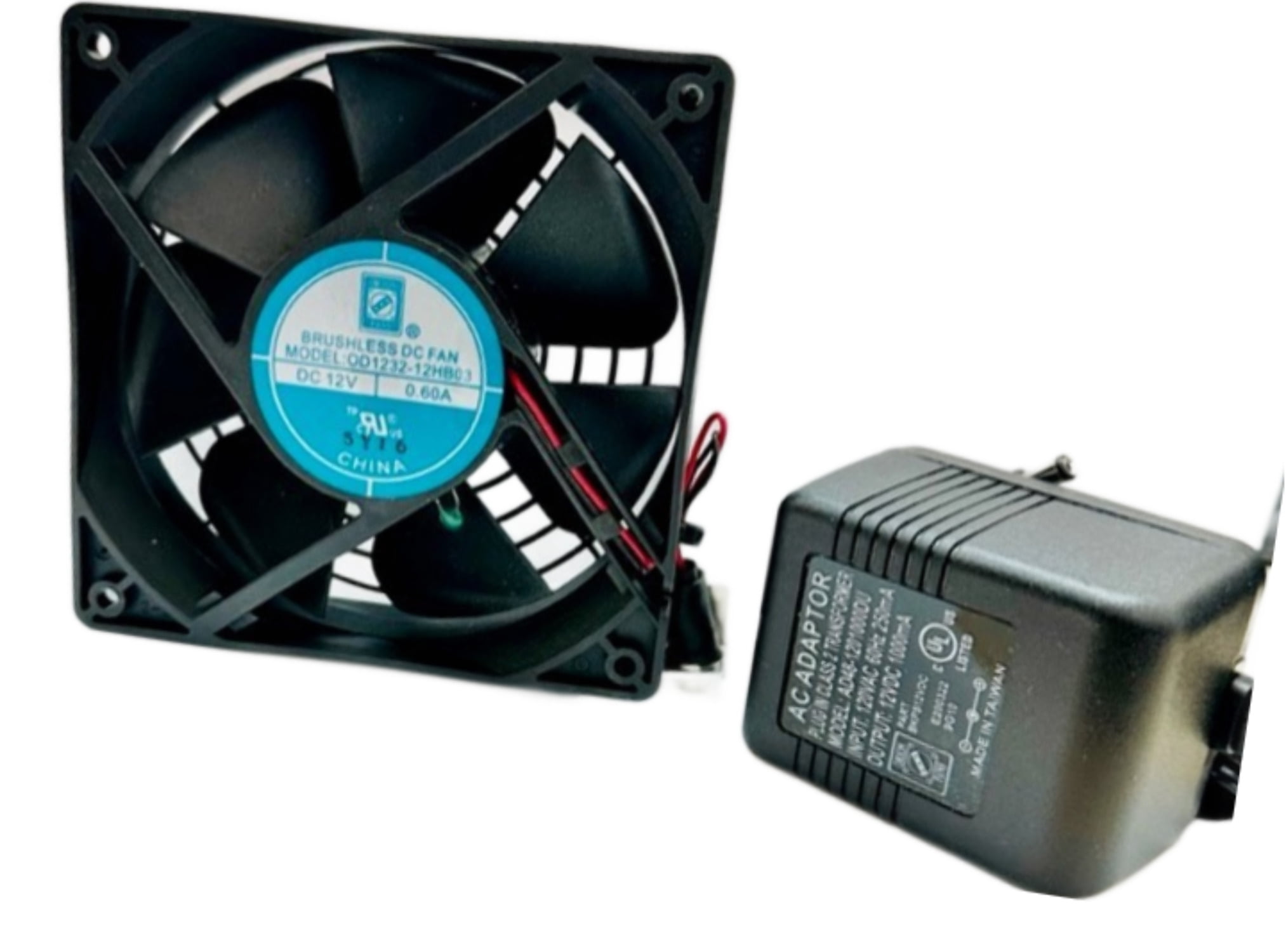 OD1232-12HB03 Fan Brushless Square 12VDC 0.60A - Walmart.com