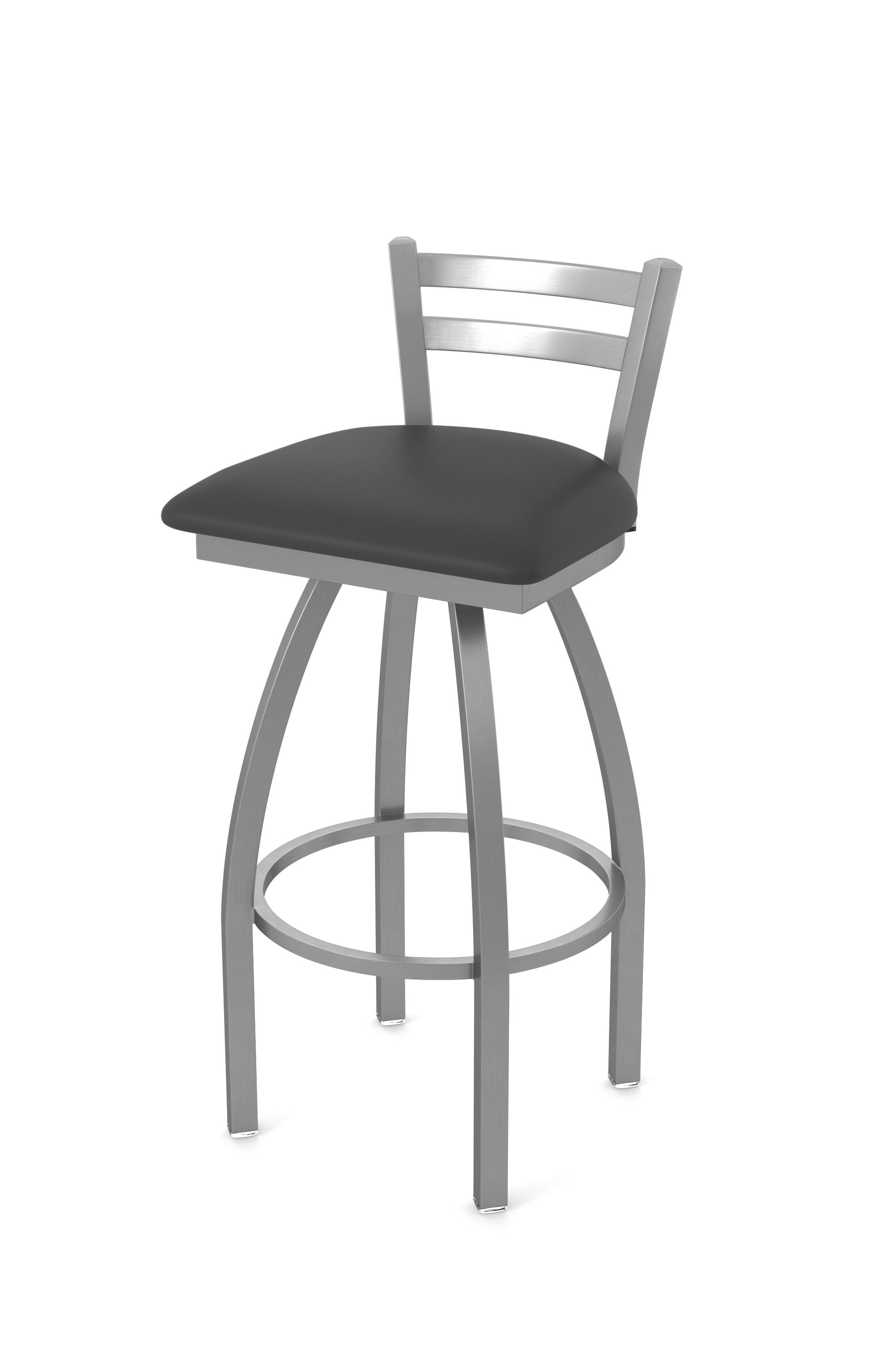 OD411 Jackie Low Back Stainless Steel 25" Swivel Outdoor Counter Stool ...