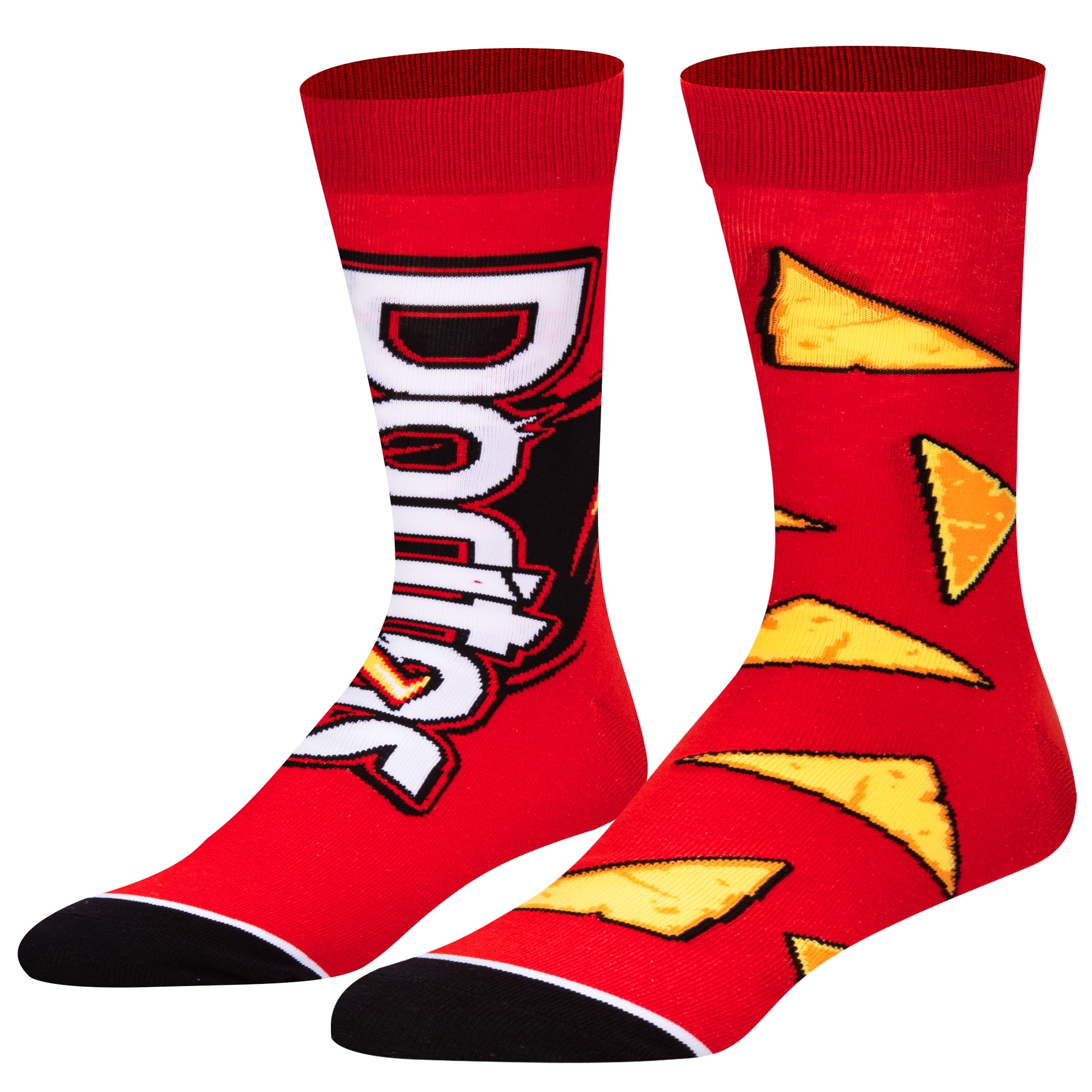 ODD SOX – Doritos Split – Novelty Crew Socks – Size Large – Men's 8–12 ...