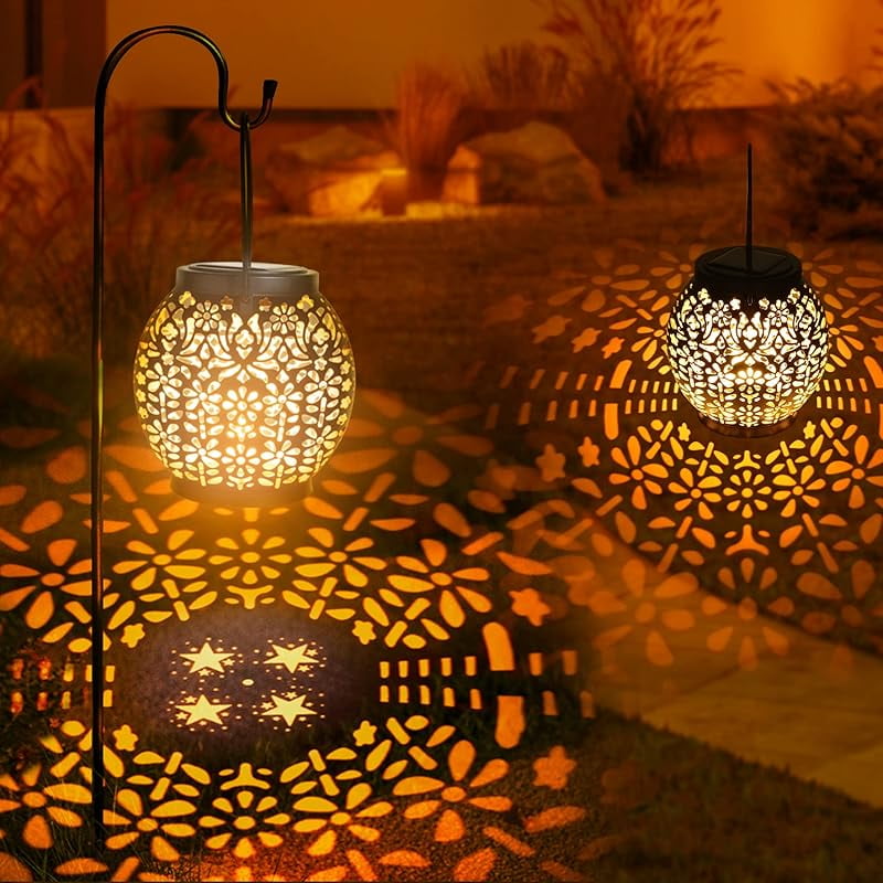 ODEETRONIC Hummingbird Solar Lantern Lights - Outdoor Waterproof ...