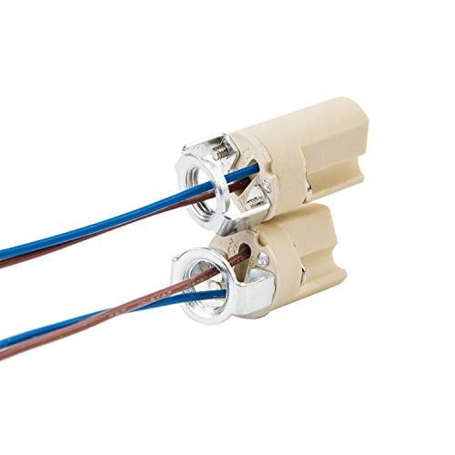 ODETOJOY G9 Light Bulb Socket Ceramic Lamp Base Holder Connector Led ...