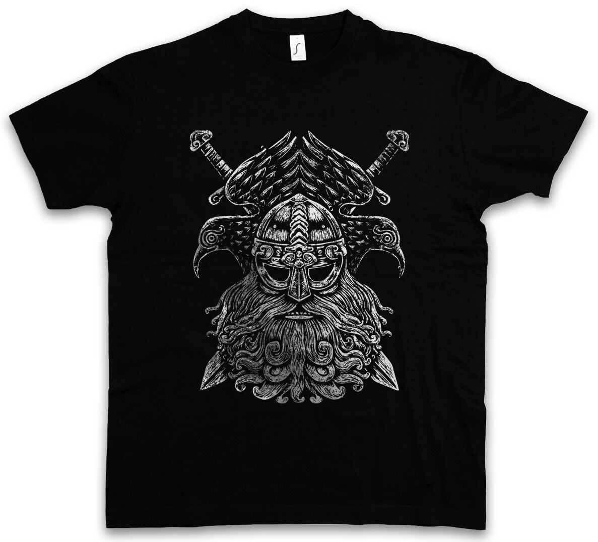 ODHIN VI T-SHIRT Walhalla Wikinger Vikings Odhin Odin Thor German Norse Gott - Walmart.com