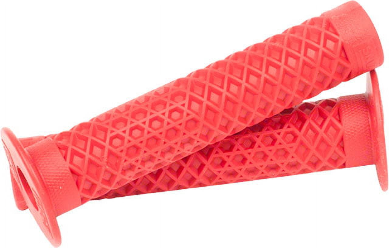 ODI Cult x Vans Handlebar Grips Red Flange Waffle Pattern No Lock 150mm ...