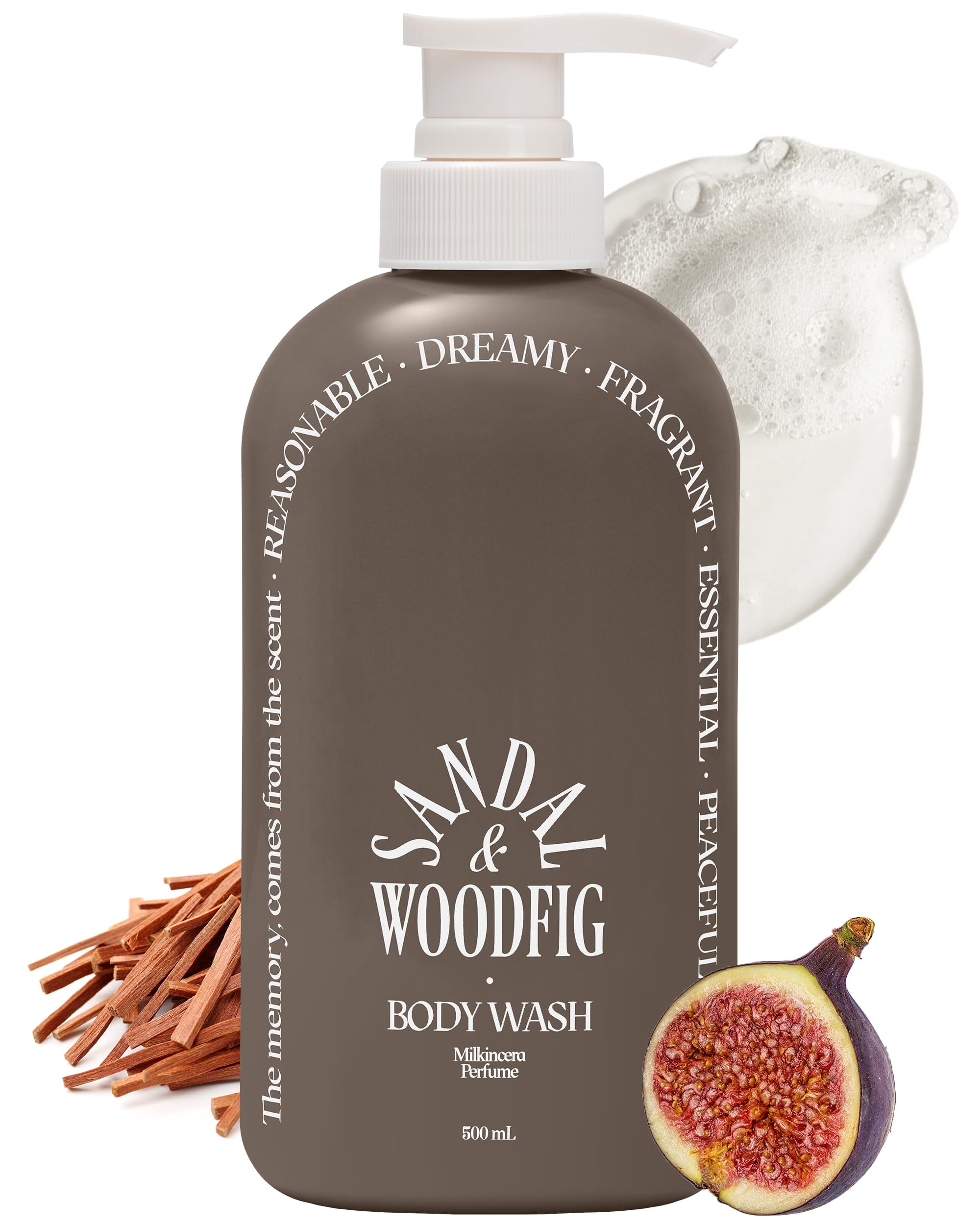 ODID Milk in Cera AKF18 Perfume Body Wash - Korean Moisturizing Body Cleanser for All Skin Types ...