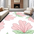 ODIKA 2'x3' Machine Washable Non-Slip Area Rug, Botanical Bloom ...