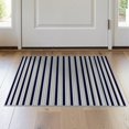 ODIKA Striped Horizontal Navy Parallel Lines Alternating Wide Band for ...