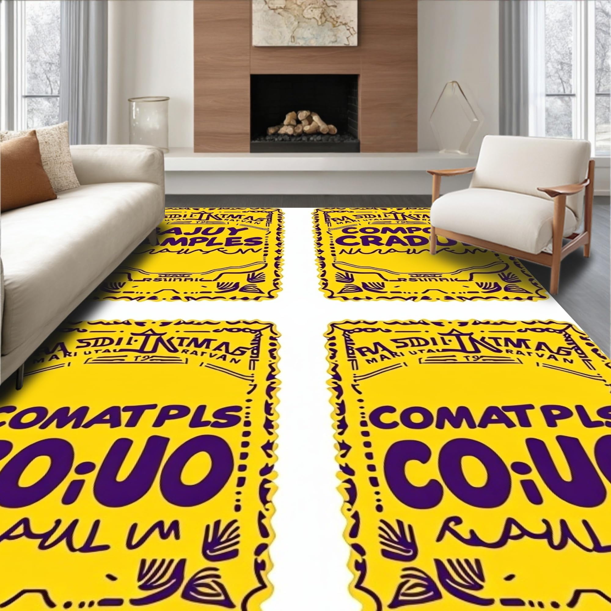ODIKA Ultra Soft Area Rug 2x3, Concert Ticket Memorabilia Collector ...
