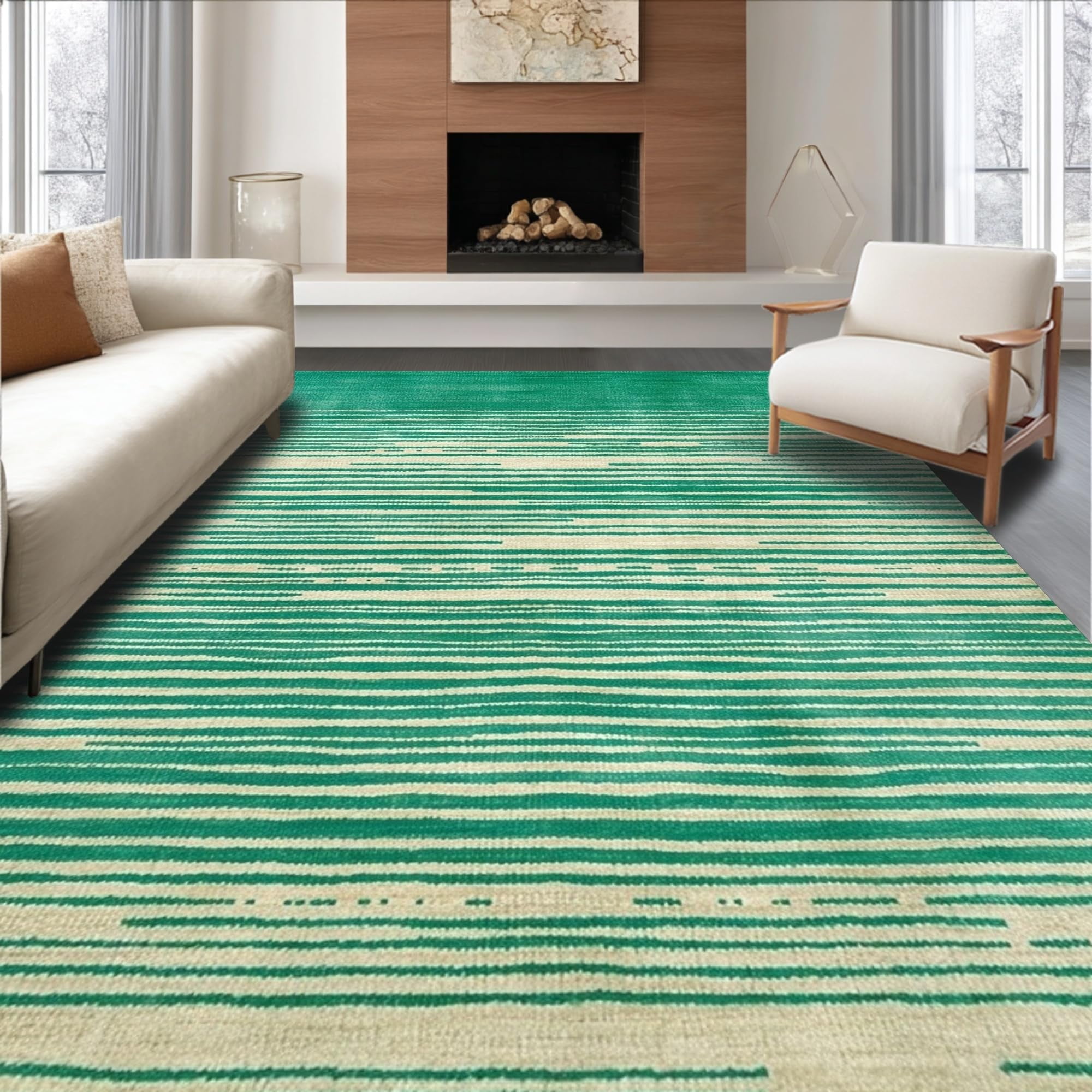 ODIKA Ultra Soft Area Rug 2x3, Non Slip, Stain Resistant, Washable Area ...