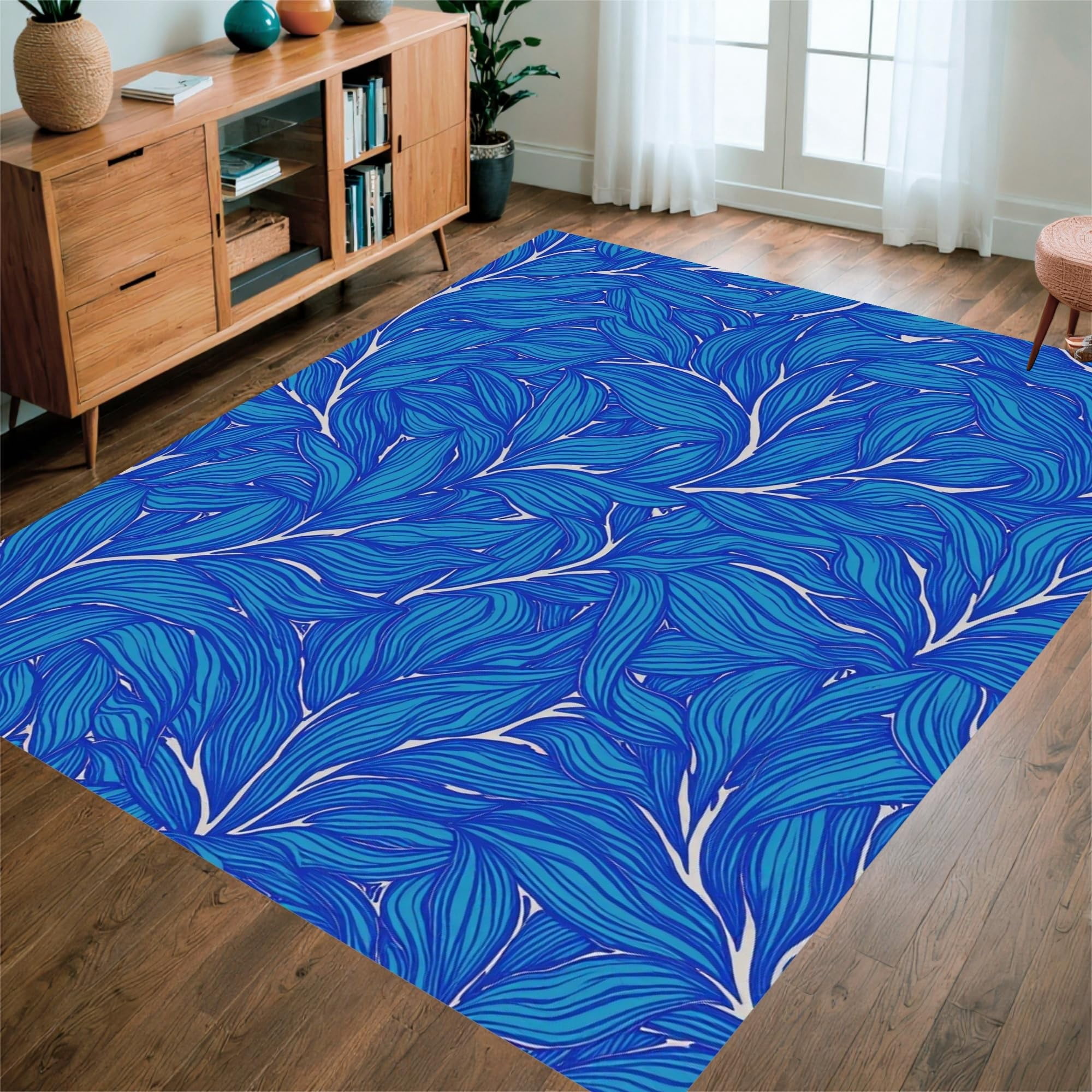 ODIKA Ultra Soft Area Rug 3x5, Non Slip, Stain Resistant, Washable Area ...