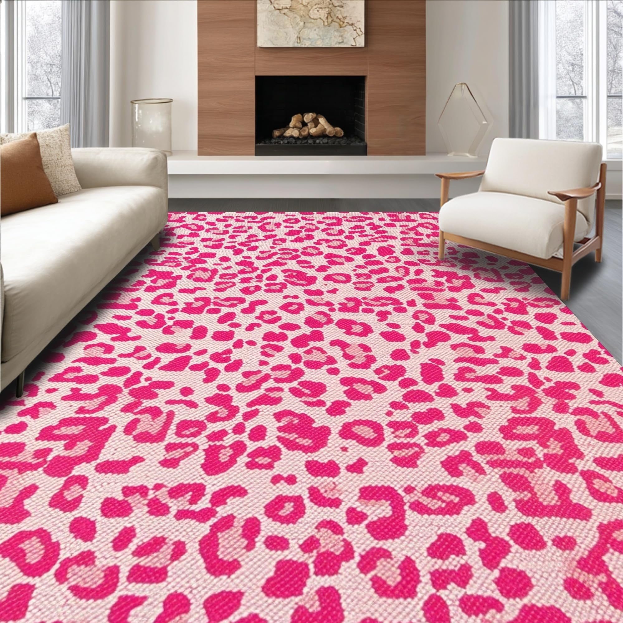 ODIKA Ultra Soft Area Rug 6x9, Non Slip, Stain Resistant, Washable Area ...