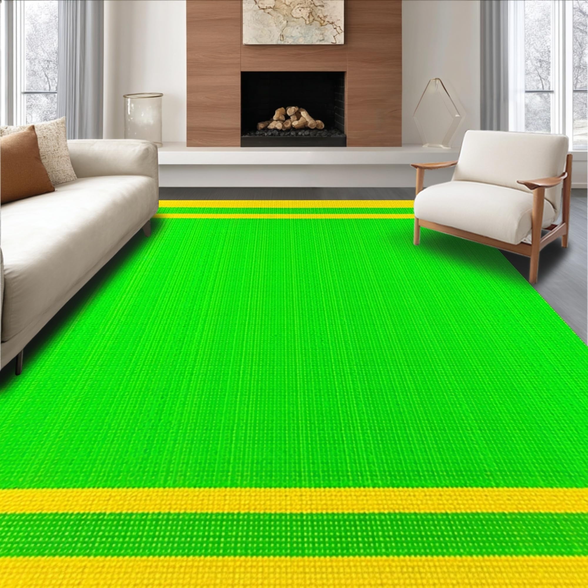 ODIKA Ultra Soft Area Rug 8x10, Non Slip, Stain Resistant, Washable ...