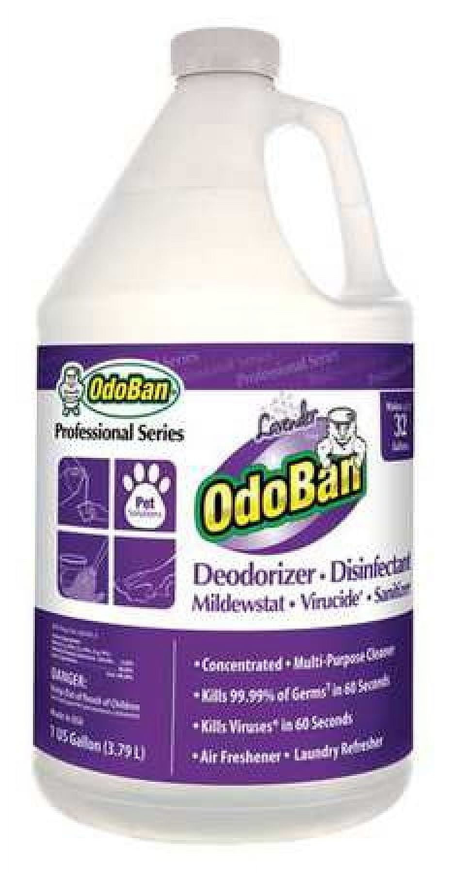 OdoBan Disinfect & Odor Eliminator, 1 Gallon, Lavender - Walmart.com