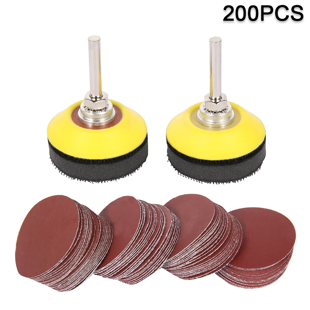 ODOMY 200PCS Sanding Discs Pads For Drill Grinder Rotary Tools ...
